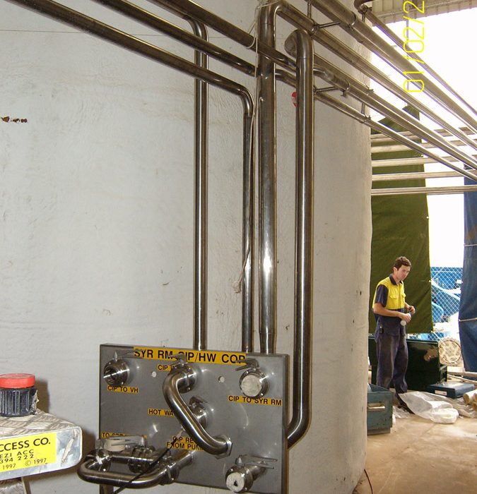 Pipework - Stainless Steel Tanks & Mixers