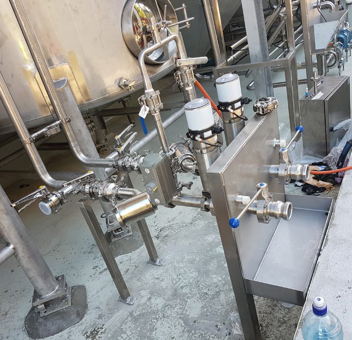 Pipework - Stainless Steel Tanks & Mixers