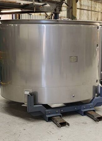 5000 Litre Replacement Reactors with Steam Pipe Coils - Stainless Steel ...