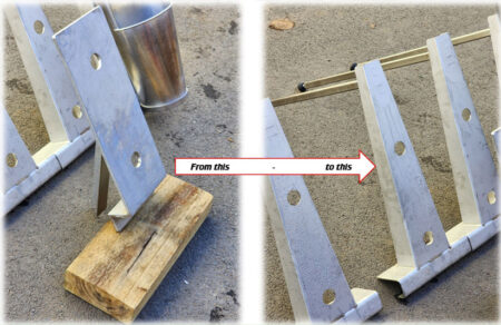Production Line Brackets - Stainless Steel Tanks & Mixers