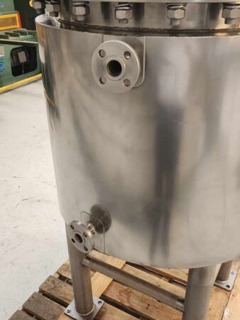 300 Litre Agitated Jacketed Reactor - Stainless Steel Tanks & Mixers
