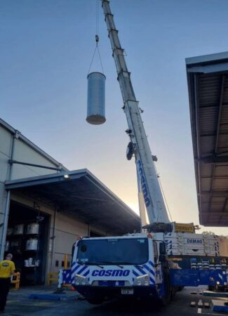 Custom Fabrication of Large Tanks - Stainless Steel Tanks & Mixers