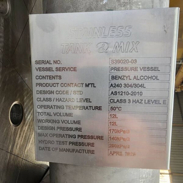 Stainless Custom Pressure Vessels - Stainless Steel Tanks & Mixers