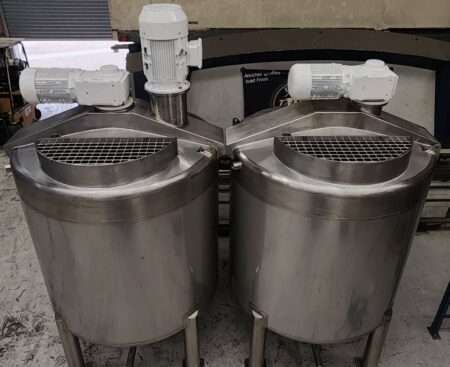 5000 Litre Heavy Duty Mix Tanks - Stainless Steel Tanks & Mixers