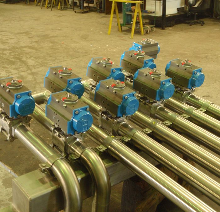 Pipework - Stainless Steel Tanks & Mixers