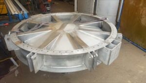 55T / 127,000 Litre Flour Silo - Stainless Steel Tanks & Mixers